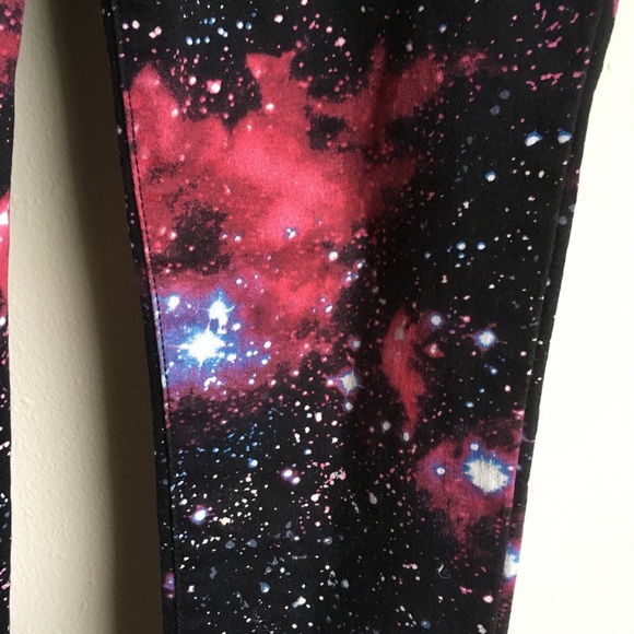 Blackheart | Jeans | Blackheart Stretch Super Skinny Black Galaxy Print ...